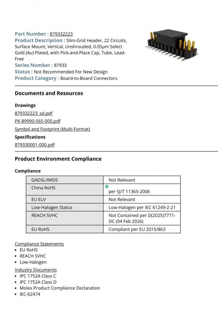 879332223 technical document image, page 1