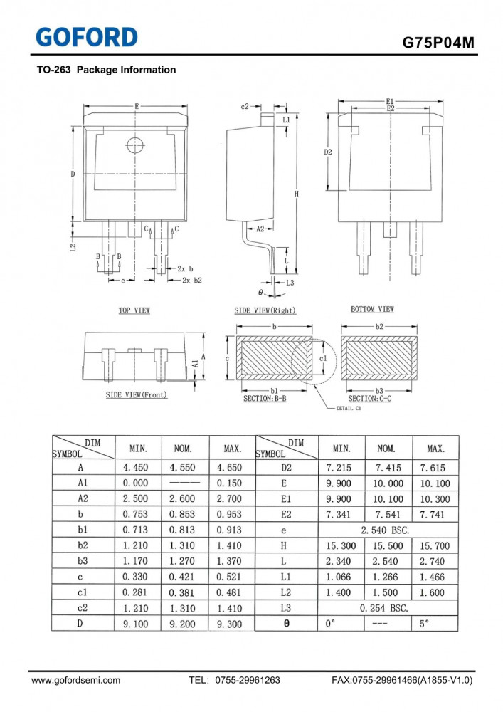 G75P04M datasheet page 6