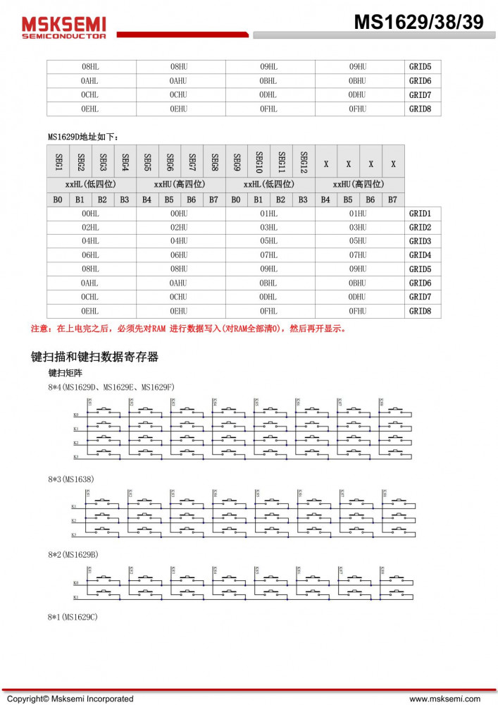 MS1639 datasheet page 10