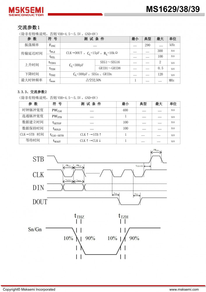 MS1639 datasheet page 7