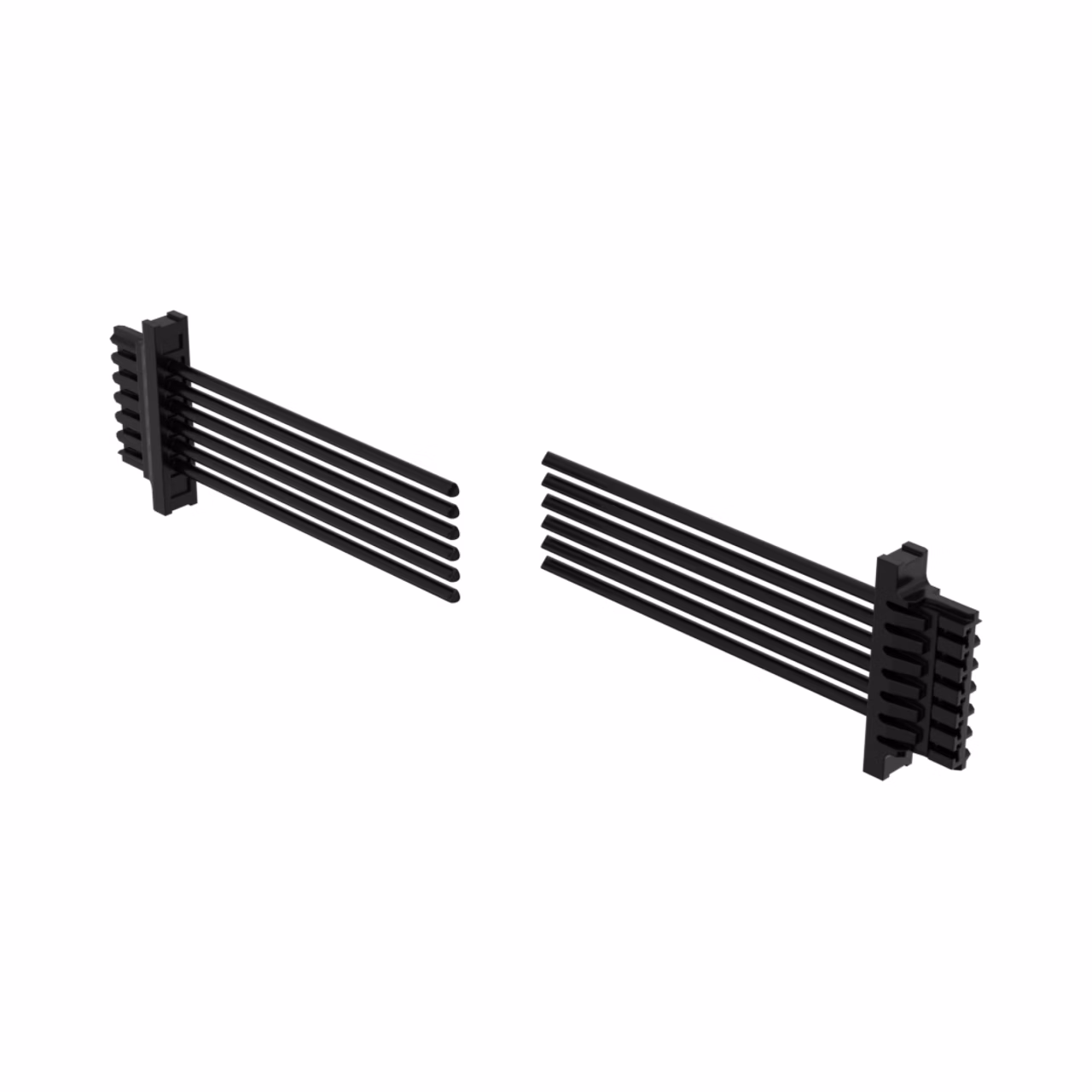 Zero-Hachi-to-Zero-Hachi Off-the-Shelf (OTS) Cable Assembly, Single Row, Tin (Sn) Plating, 6 Circuits, 300.00mm Length, Black for sale