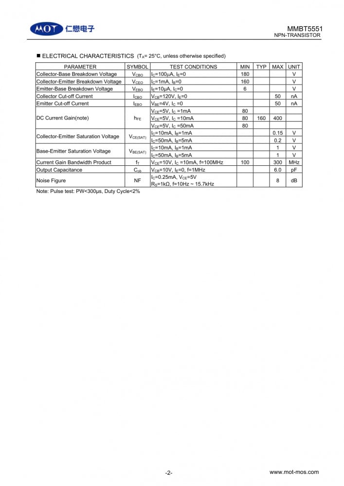 5551/G1 datasheet page 2