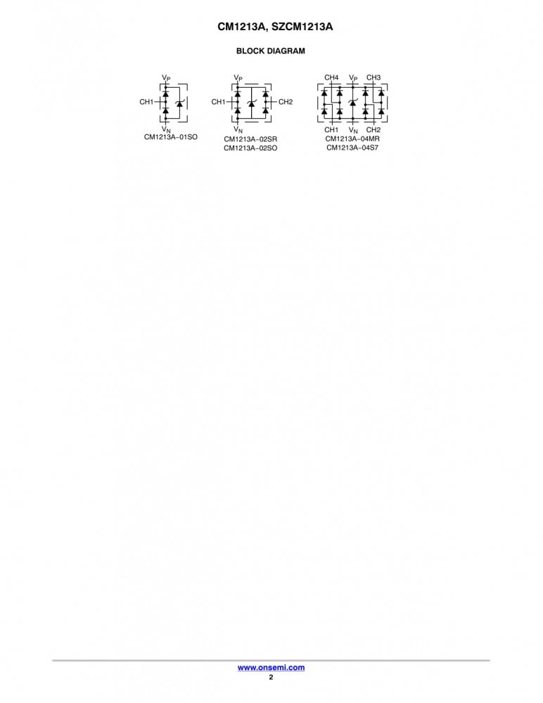 CM1213A datasheet page 2