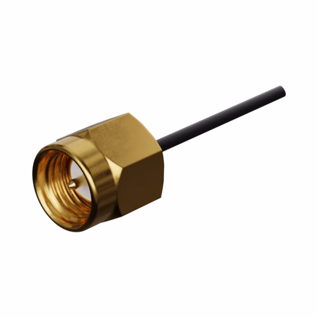 SMA Plug, Straight, Solder, .047