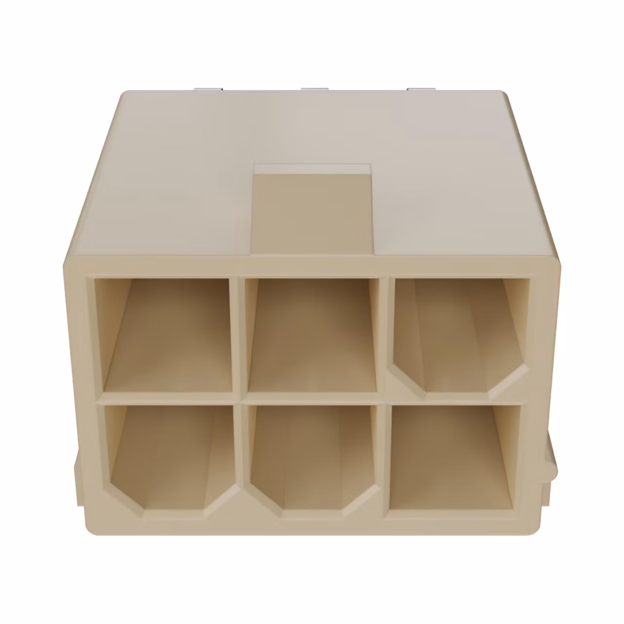 Mini-Fit Jr. Header, 4.20mm Pitch, Right Angle, without Flange, 6 Circuits, Matte Tin (Sn) Plating, Beige, Tape and Reel for sale