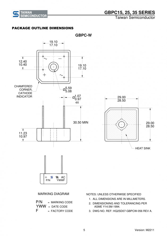 GBPC3501M datasheet page 5