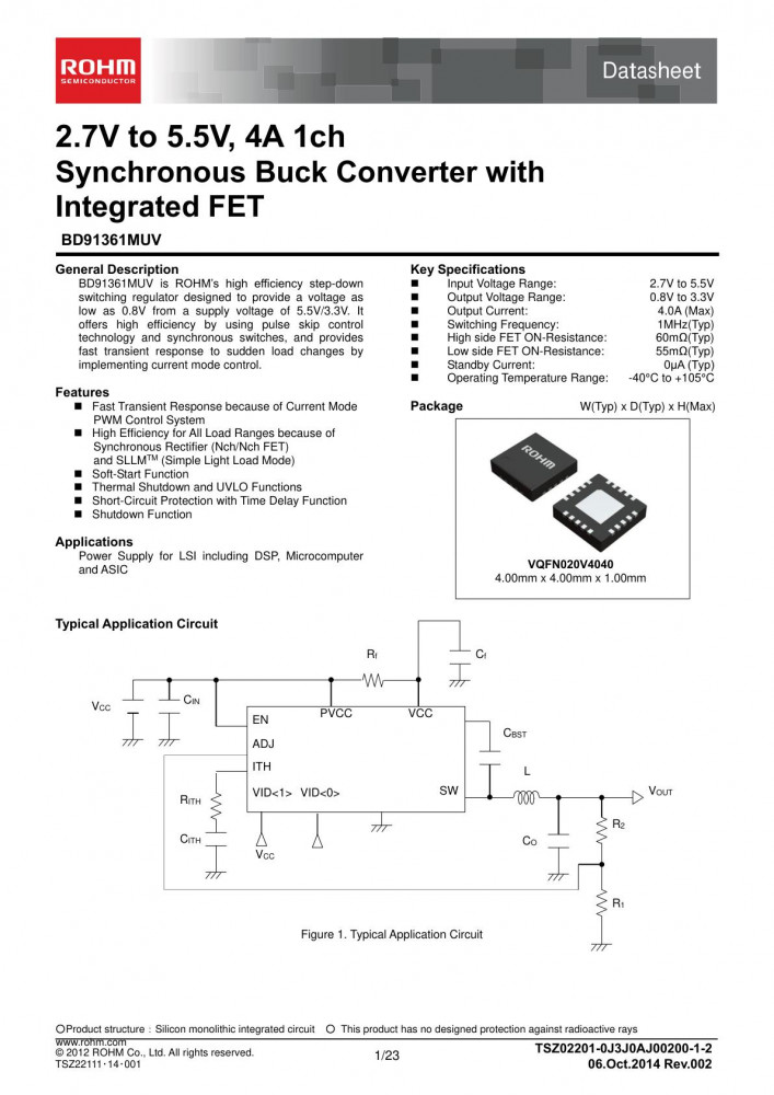 BD91361MUV-E2 document page 1