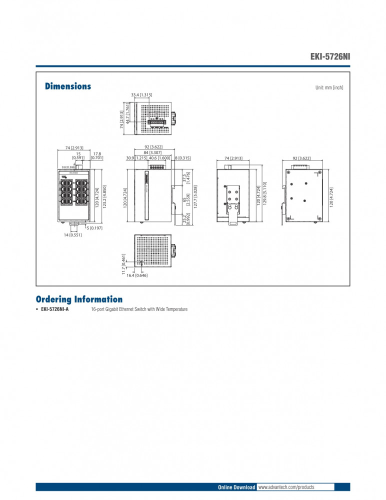 EKI-5726NI technical document, page 2