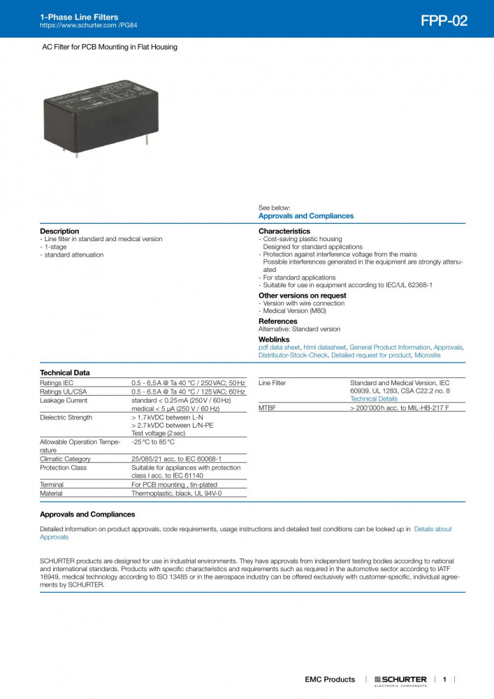 5500.2019 datasheet page 1