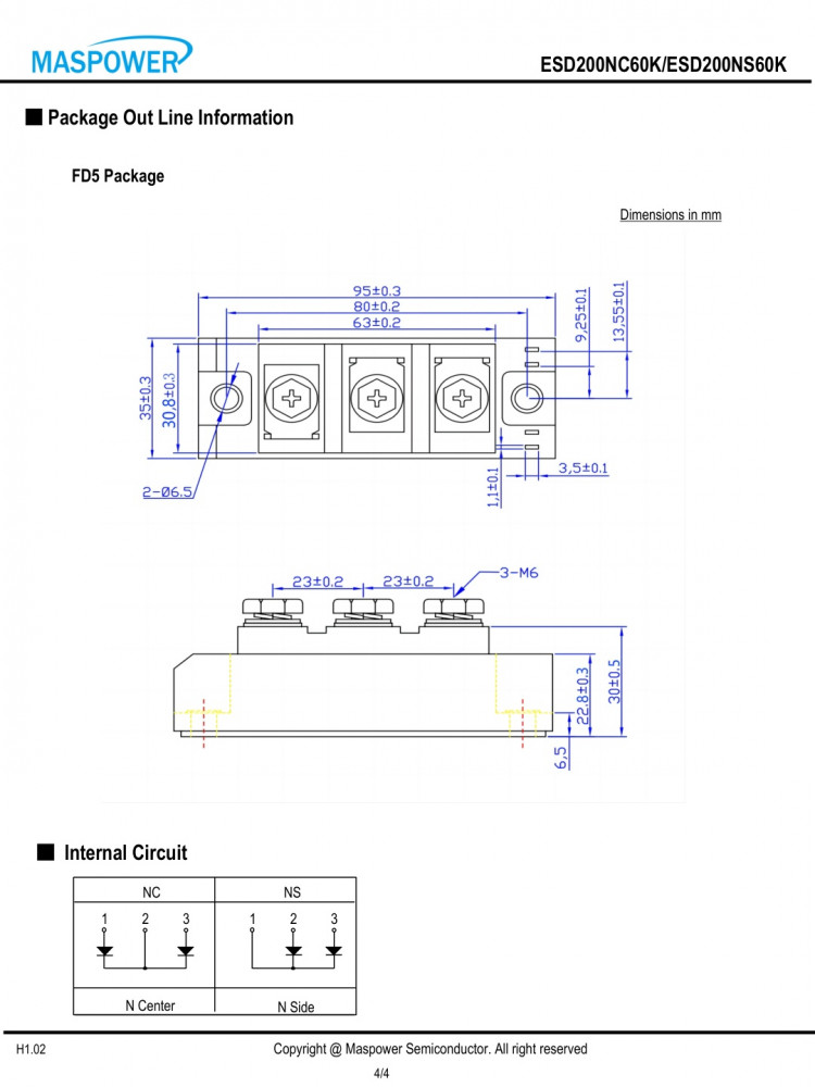 ESD200NC60KN technical document, page 4
