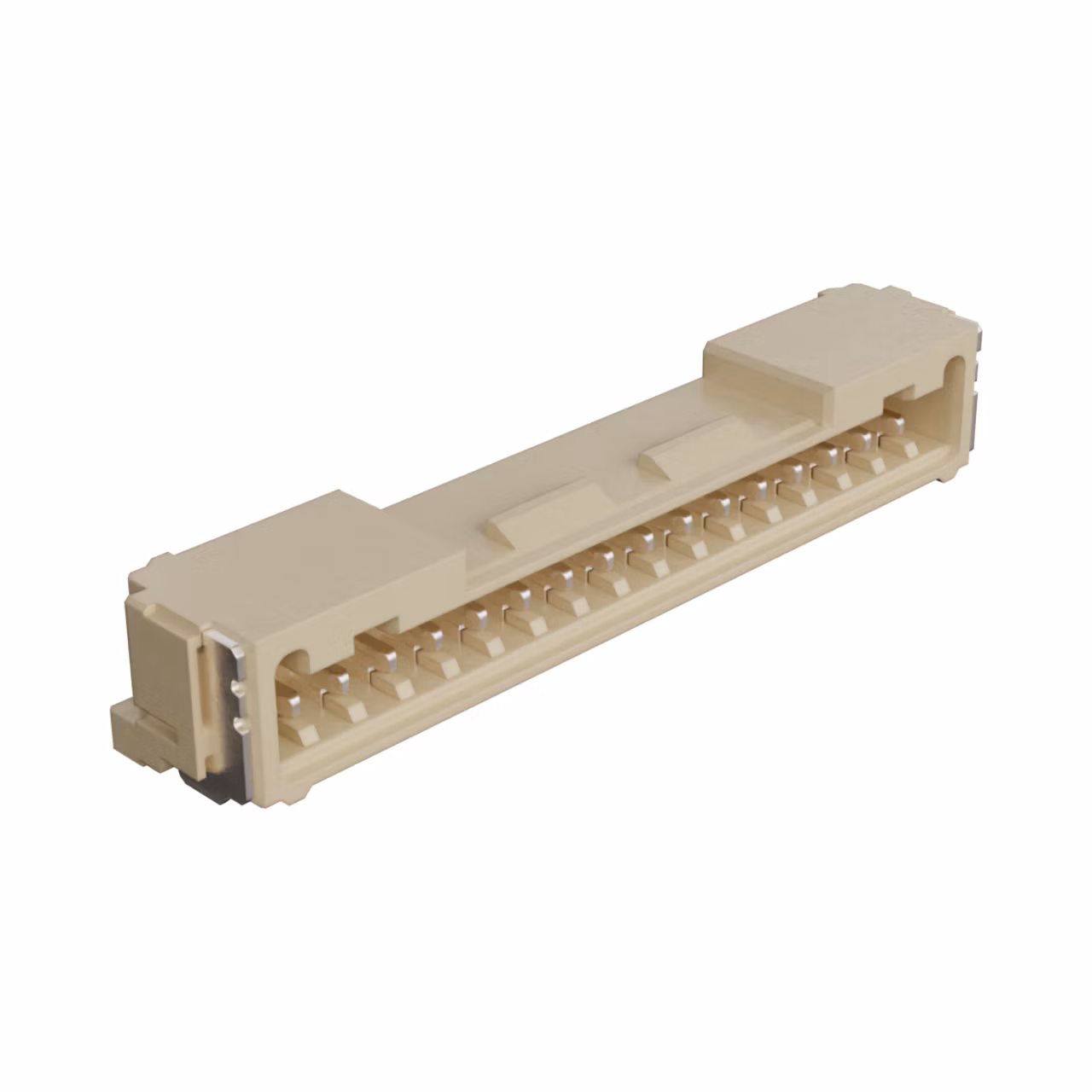 Micro-Lock 1.25mm Pitch Single-Row Right-Angle Header, Beige, 16 Circuits for sale
