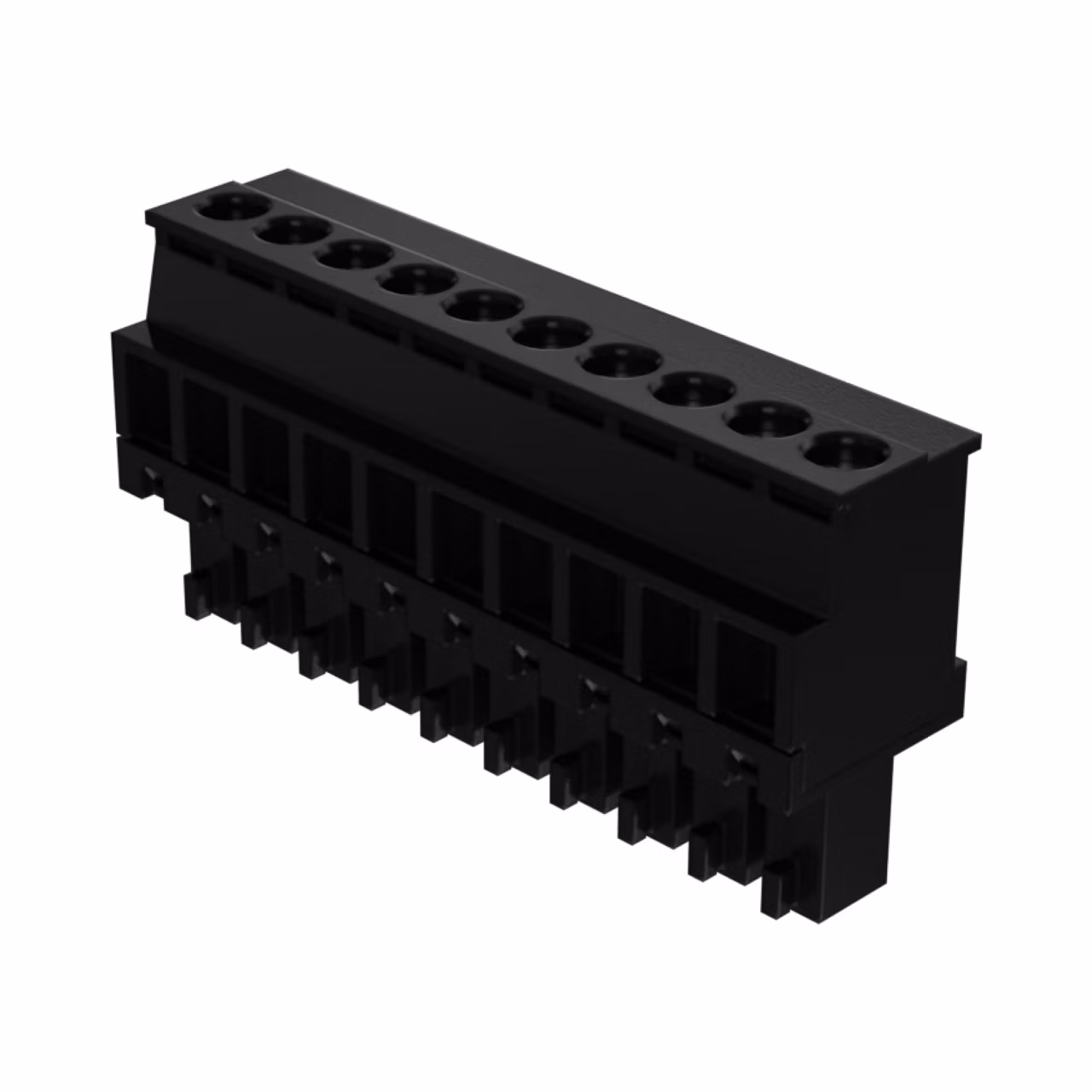 3.81mm Pitch Eurostyle Vertical Plug, Front Wire Entry, 10 Circuits for sale
