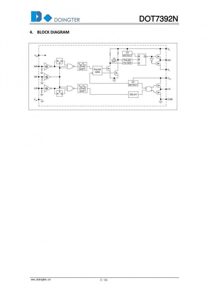 DOT7392N datasheet page 3