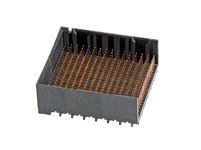 Impact 100 Ohm 4 Pair Vertical Backplane Header, Unguided, Left Endwall,  16 Columns, 192 Circuits, Pin Length 4.90mm, Plated Through Hole Dimension 0.46mm, Lead-Free