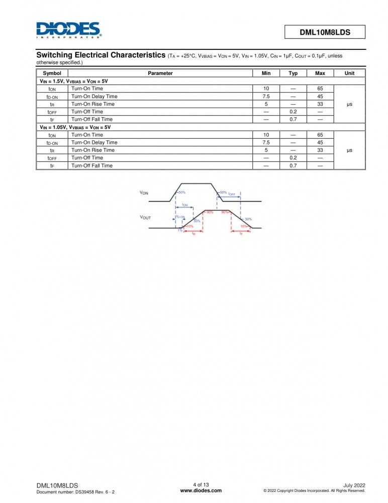 DML10M8LDS-13 datasheet page 4
