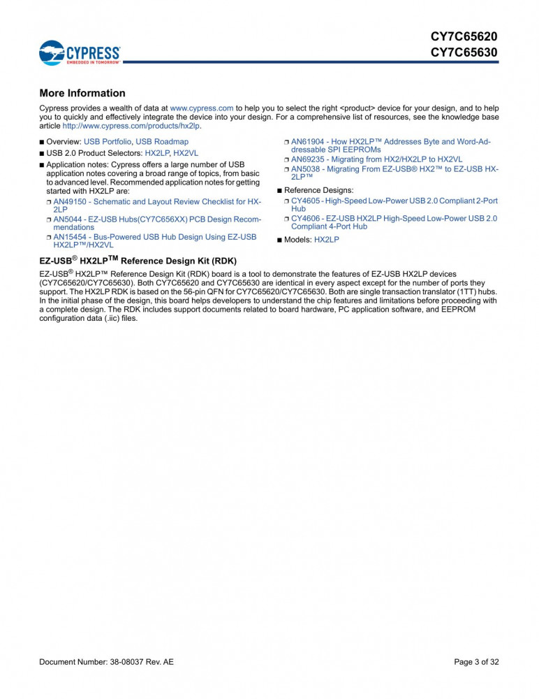 CY4606 technical document page 3