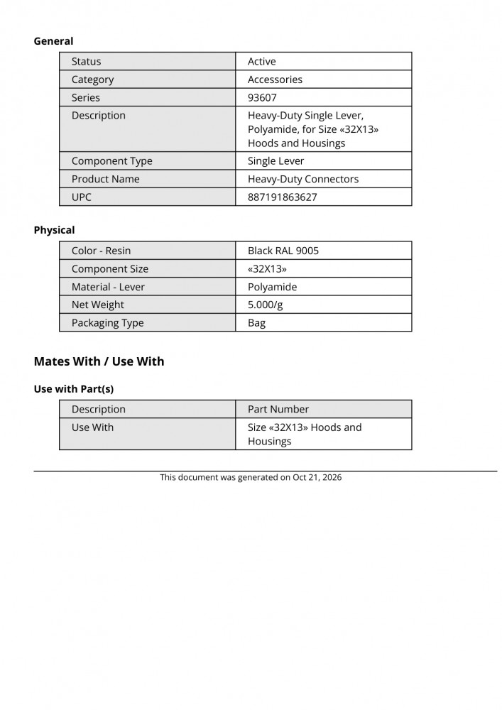 936070010 product document image, page 2