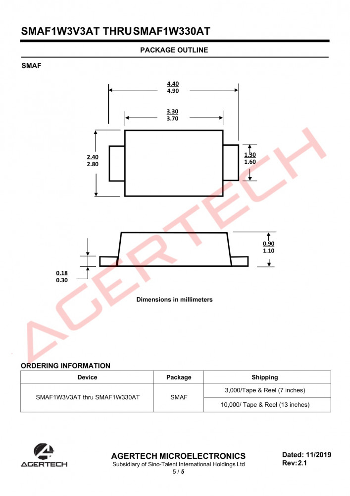 SMAF1W56AT datasheet page 5