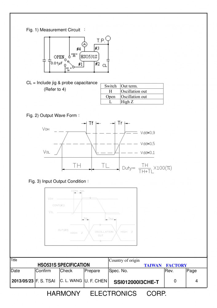 HELE SSI012000I3CHE-T specification page 4