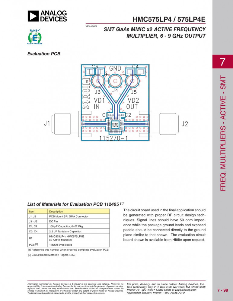 HMC575LP4E datasheet page 6