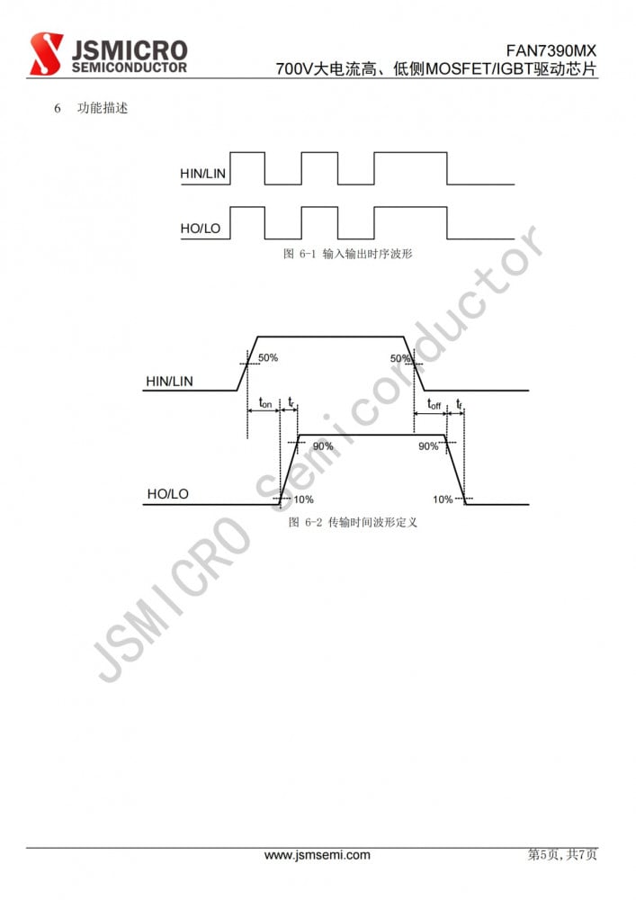FAN7390MX-JSM datasheet page 5