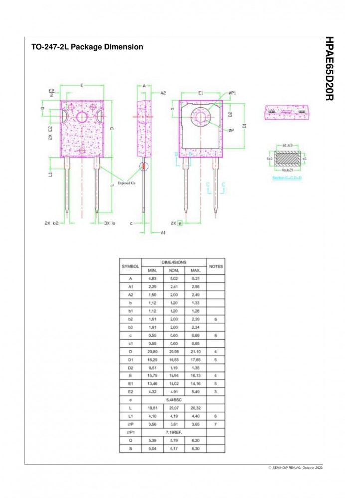 HPAE65D20R datasheet page 5