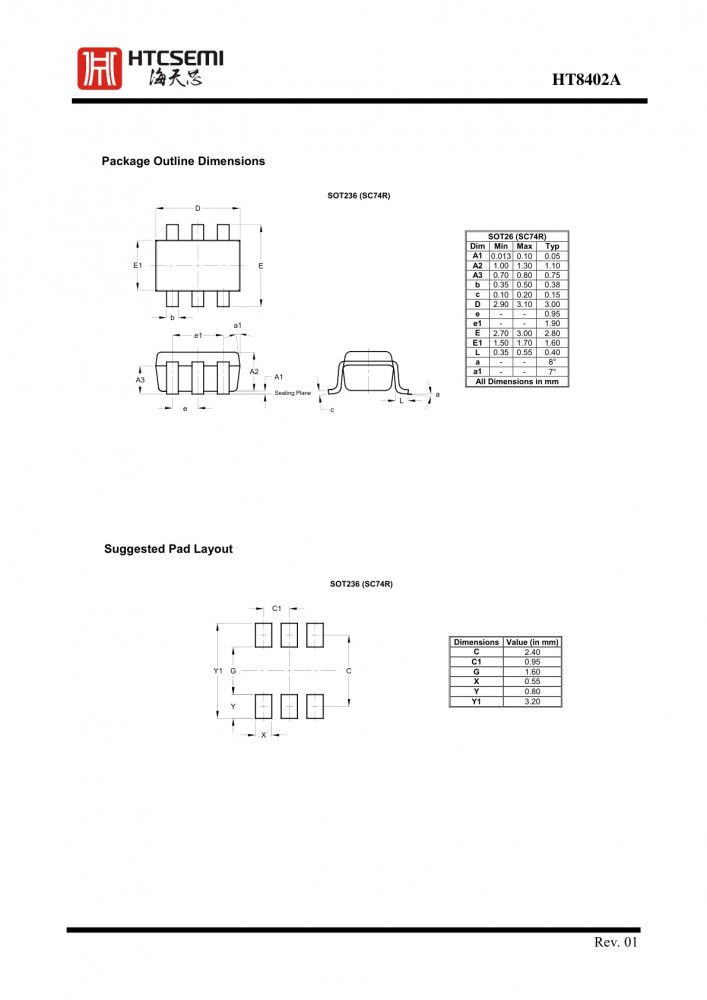 HT8402ARTZ datasheet page 4