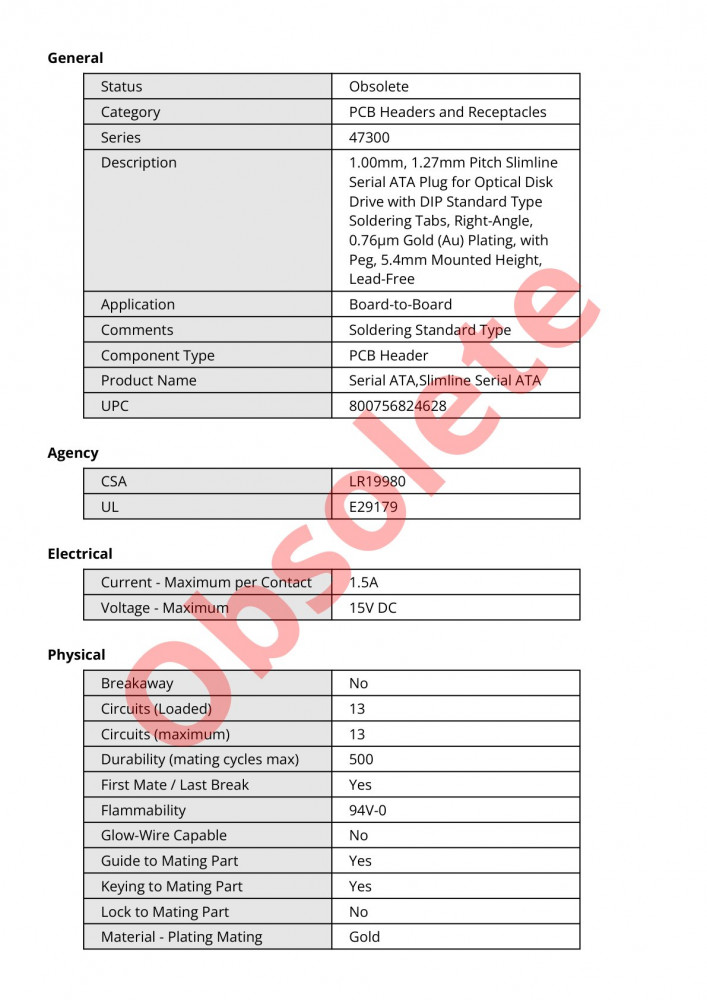 MOLEX 473001022 product document page 2