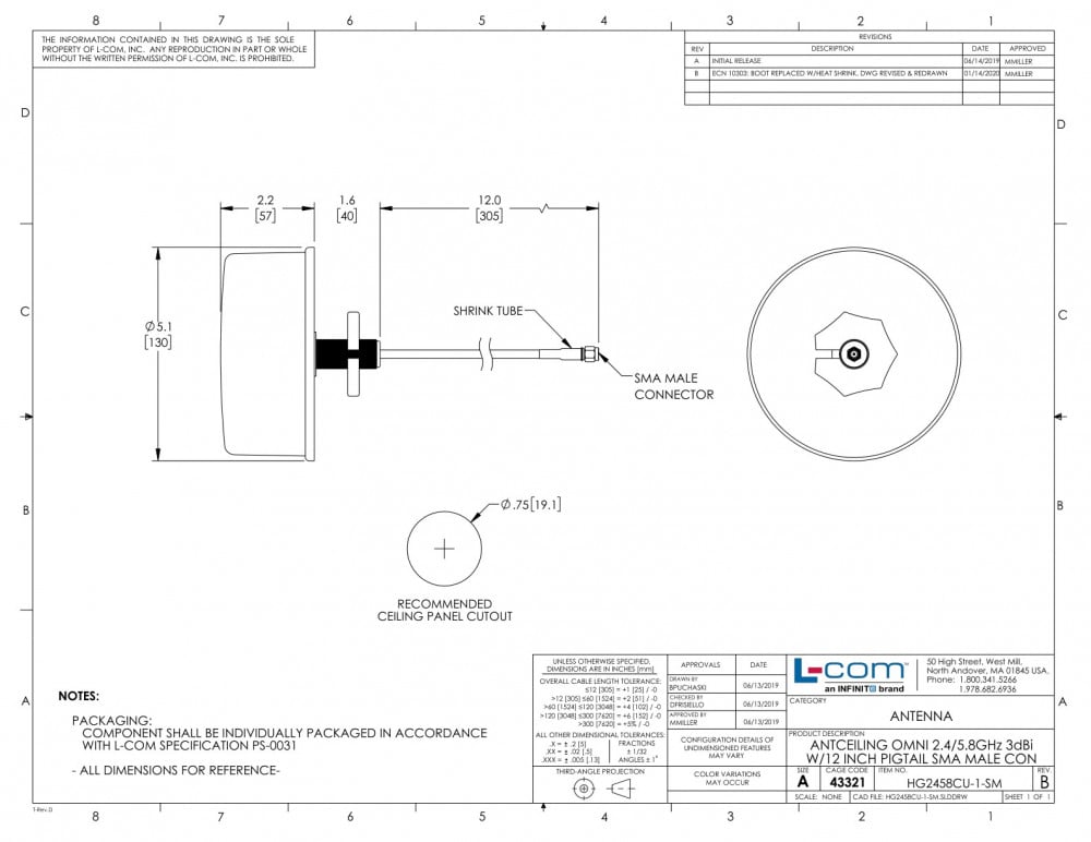 HG2458CU-1-SM technical document page