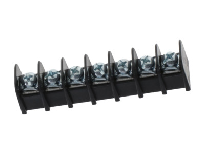 9.53mm Pitch Beau PCB Terminal Strip, without Mounting Ends, 20 Circuits, with Screw Clamp Washer