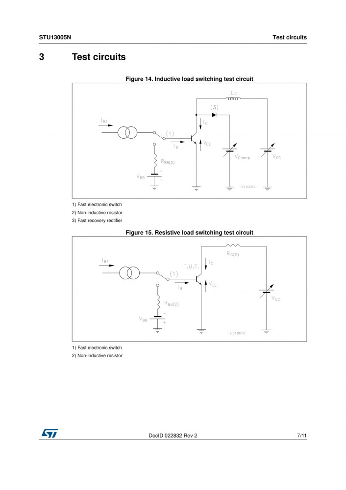STU13005N datasheet page 7