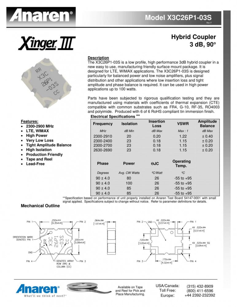 X3C26P1-03S document page 1