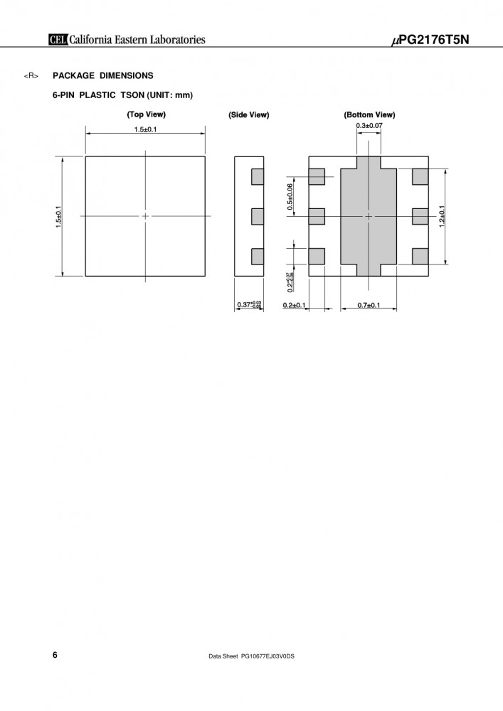 UPG2176T5N-E2-A datasheet page 6