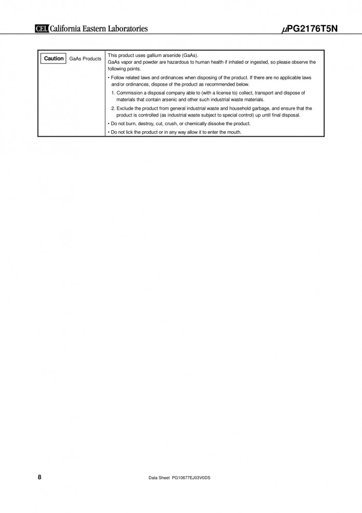 UPG2176T5N-E2-A datasheet page 8