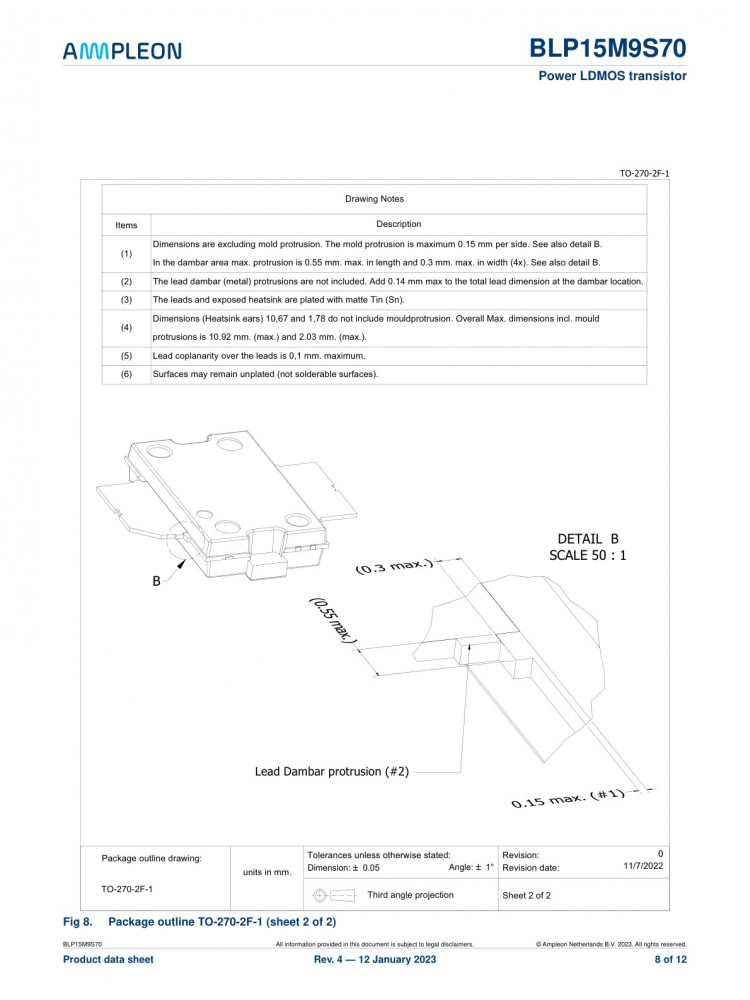 BLP15M9S70 datasheet page 8
