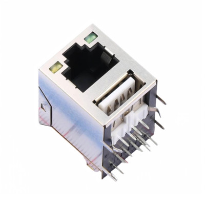Heling MU88-B021-FR2L2 Modular Ethernet Connector Jack for sale