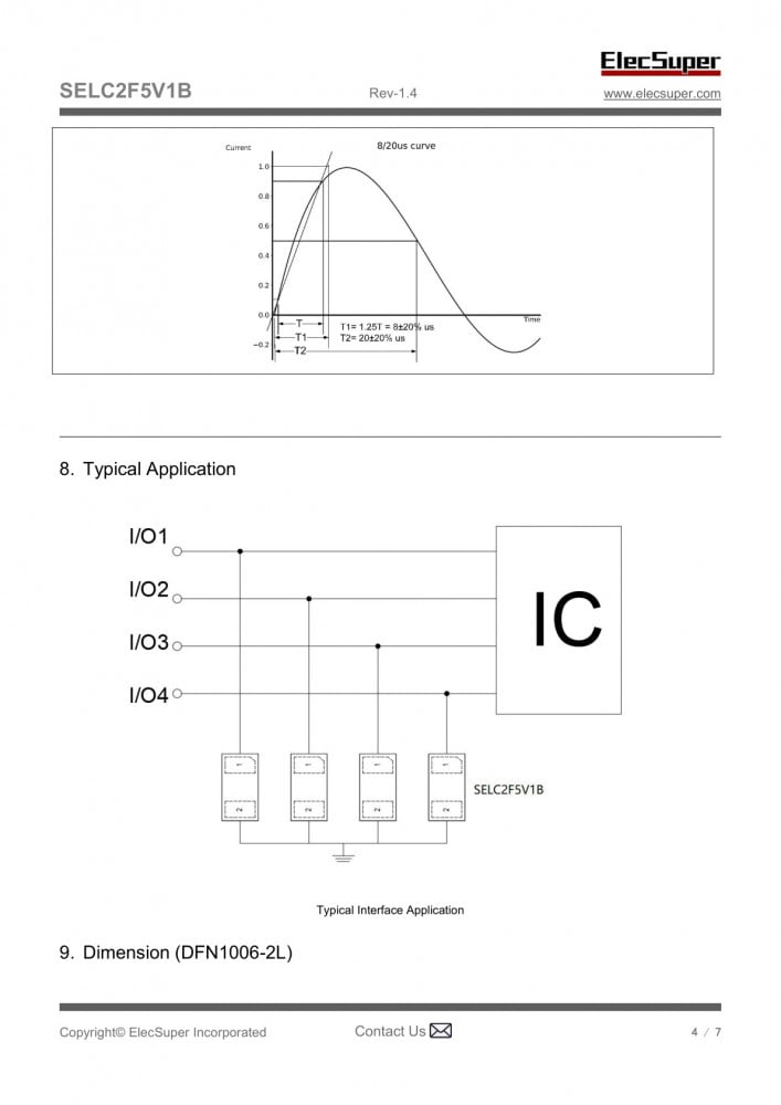 SELC2F5V1B datasheet page 4