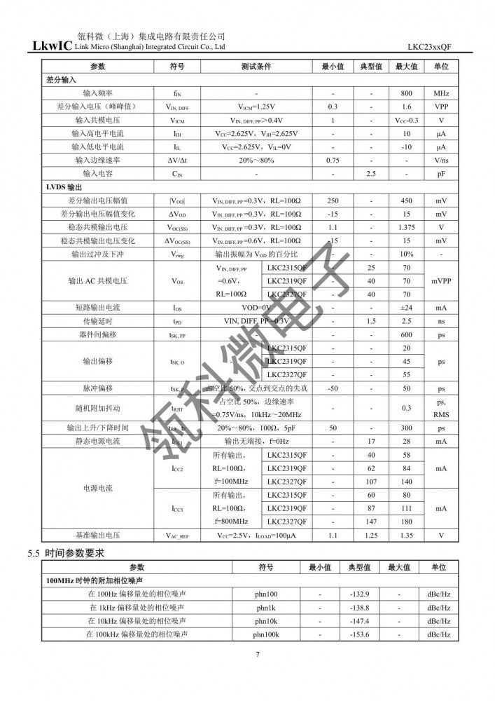 LKC2315QF datasheet page 8