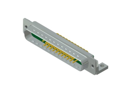 D-SUB Combination Standard • 25W3 [○••••••••••••••••••••••○○] • Plug • Solder pin angled .318