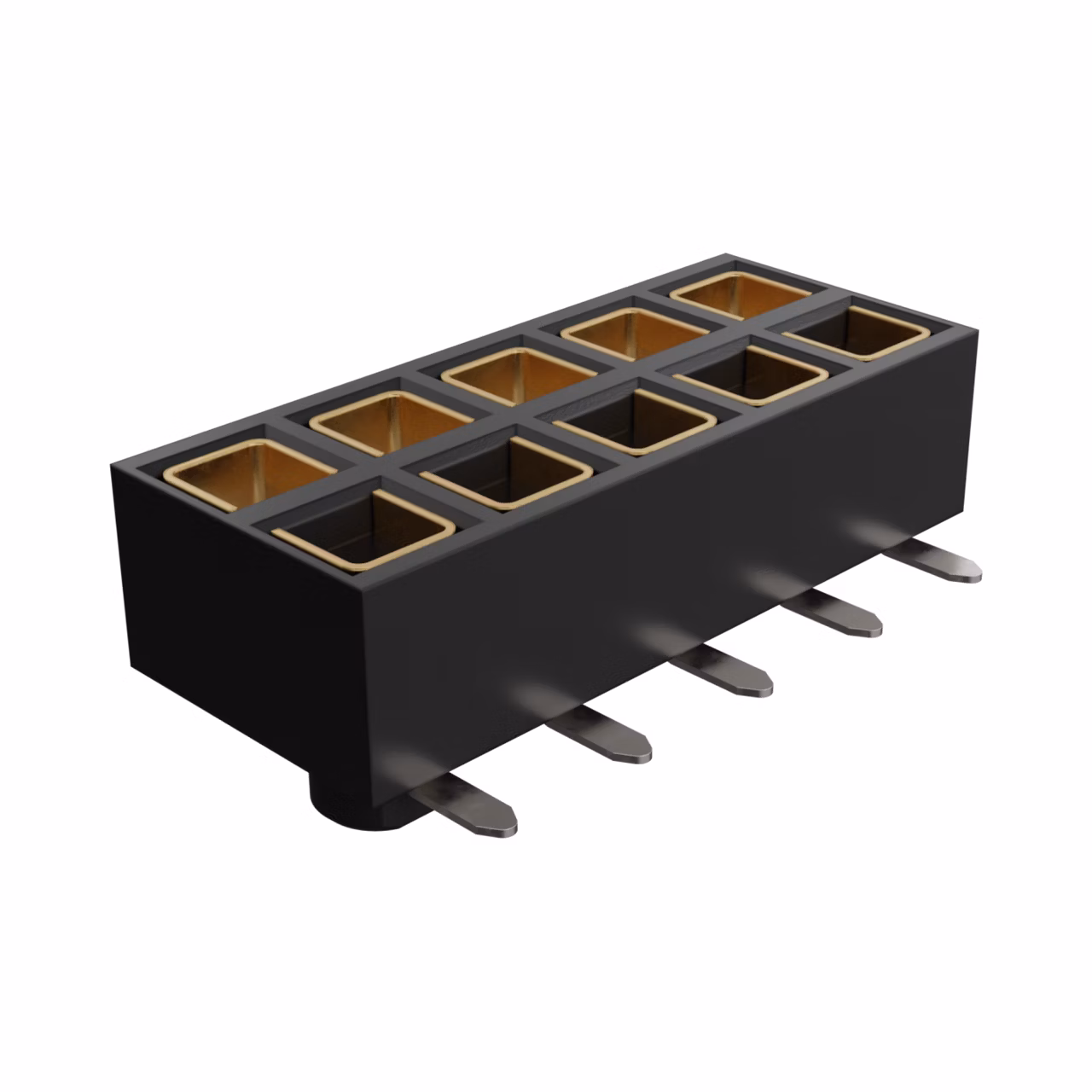 2.00mm Pitch Milli-Grid Receptacle, Surface Mount, Bottom Entry, 0.13µm Gold (Au) Plating, 8 Circuits, with Peg, Tube, Lead-Free