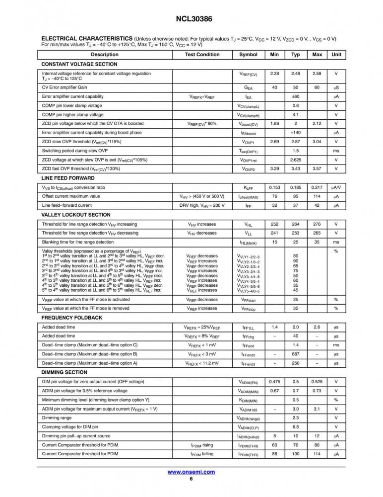 NCL30386 technical document page 6