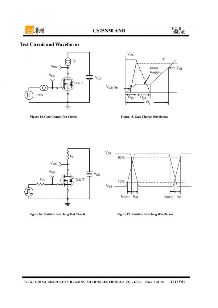 CS25N50ANR datasheet page 7