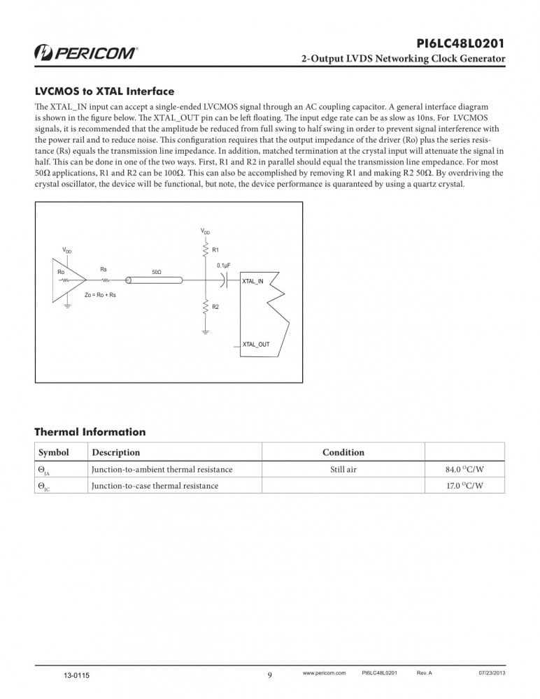 PI6LC48P0101LIEX datasheet page 9
