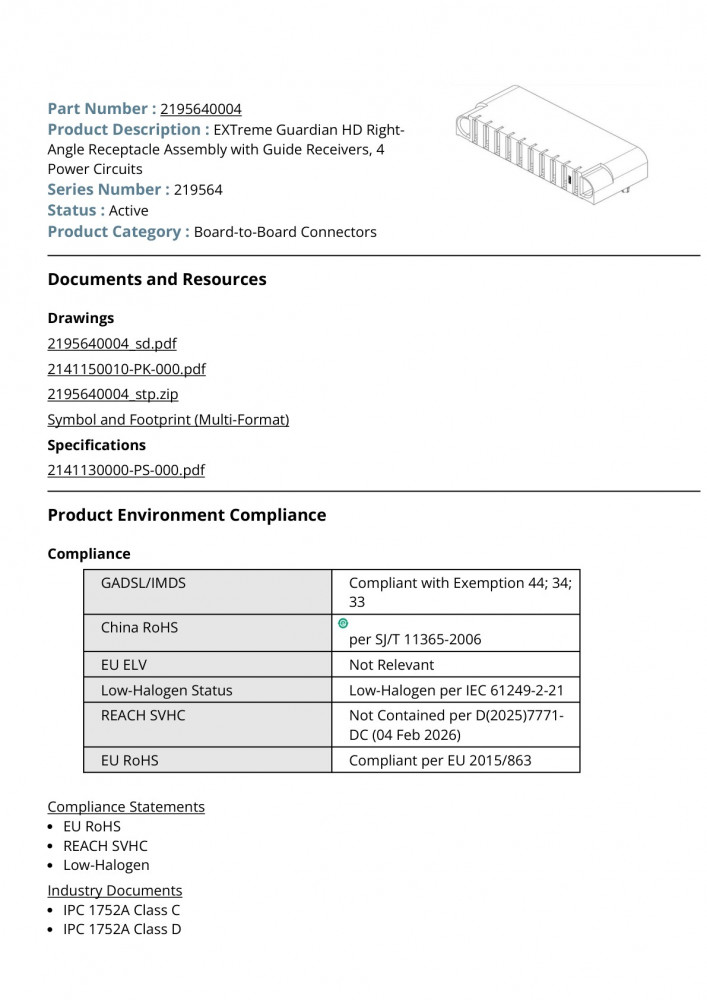 Product document image, page 1