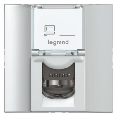 Mosaic™ - RJ45 socket category 6 shielded STP 1 module white