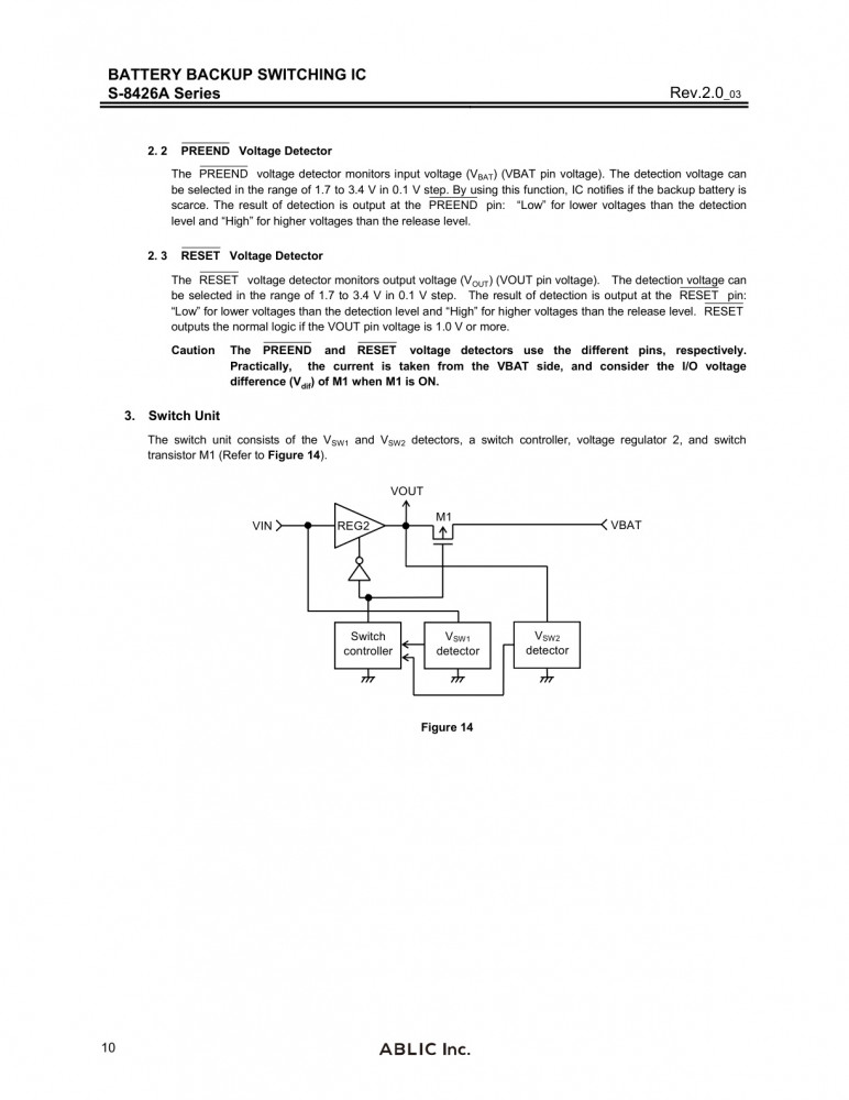 S-8426A datasheet page 10