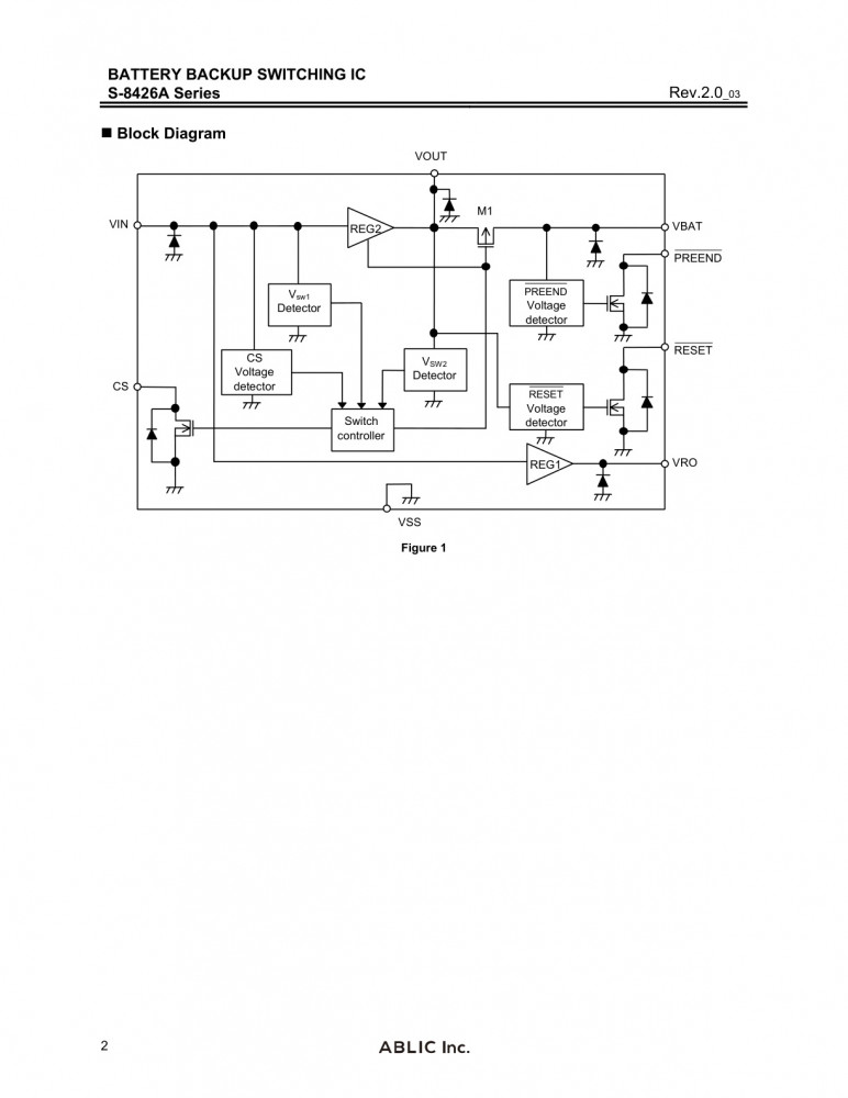 S-8426A datasheet page 2