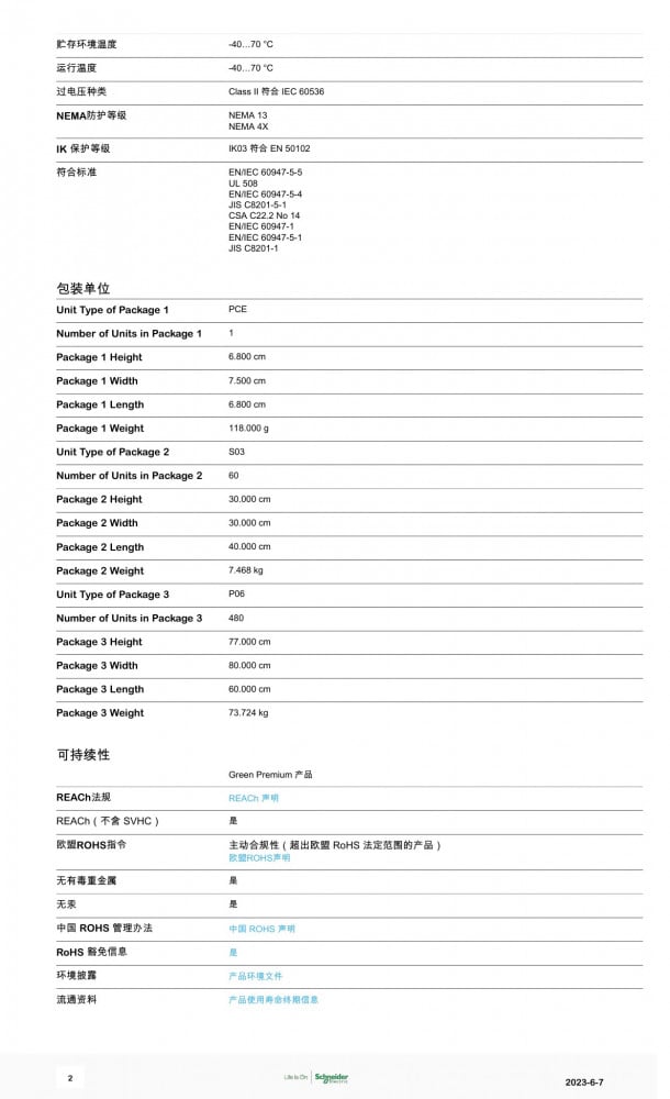 XALK01 technical document page 2