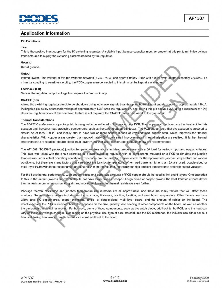 AP1507 datasheet page 9