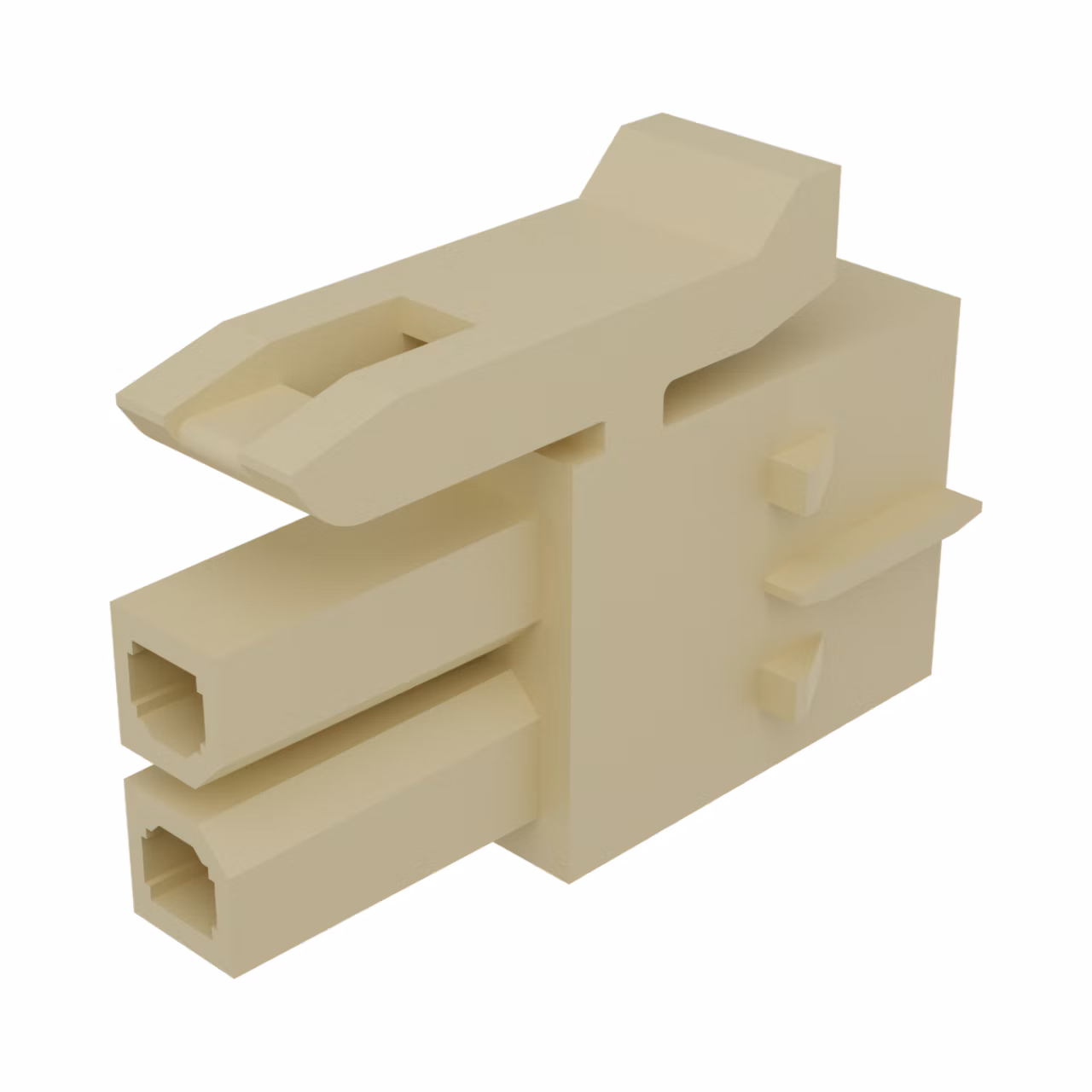Micro-Fit+ Versa Color Receptacle Housing, Dual Row, 2 Circuits, UL 94V-0, Glow-Wire Capable, Natural for sale